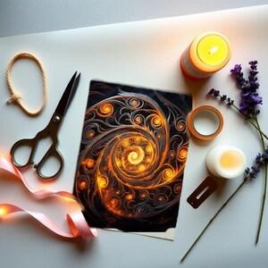 Mystic Black Sun Digital Download - Witchcraft Art Print, Occult Wall ...
