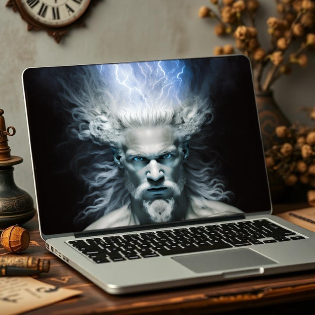 Zeus Thunderbolt Art Print (digital Download) - Classical Art - Occult ...