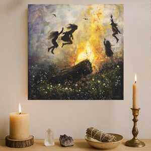 Beltane Bonfire Leap (digital Download) | Pagan Ritual, Sabbat ...