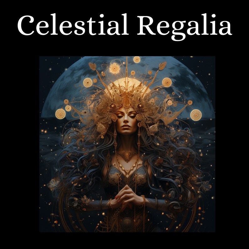Celestial Regalia (digital Download) - Witchy Sticker - Etsy