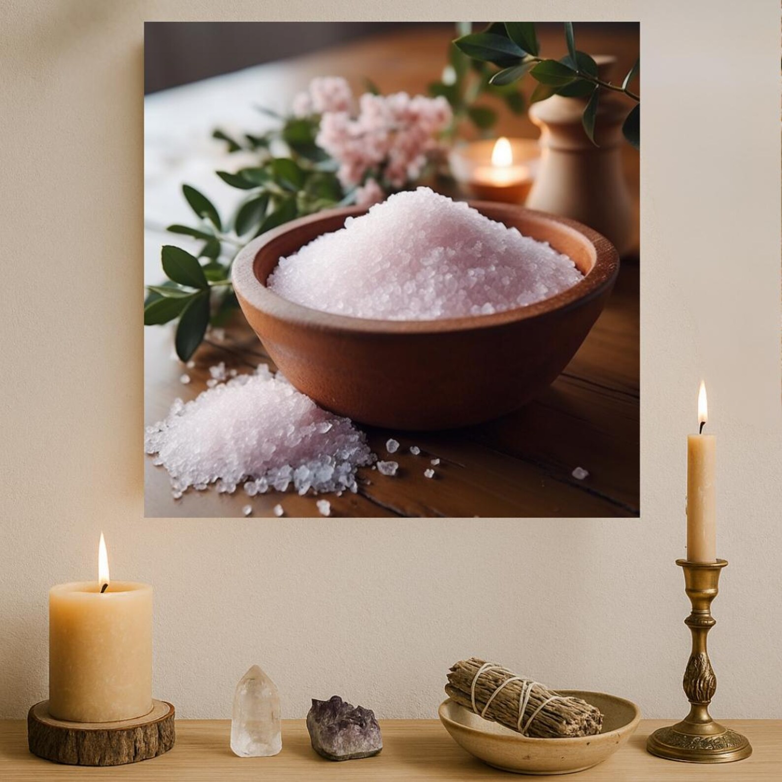 Sacred Salt Cleansing Bowl (digital Download) - Ritual Bath Salts Image ...