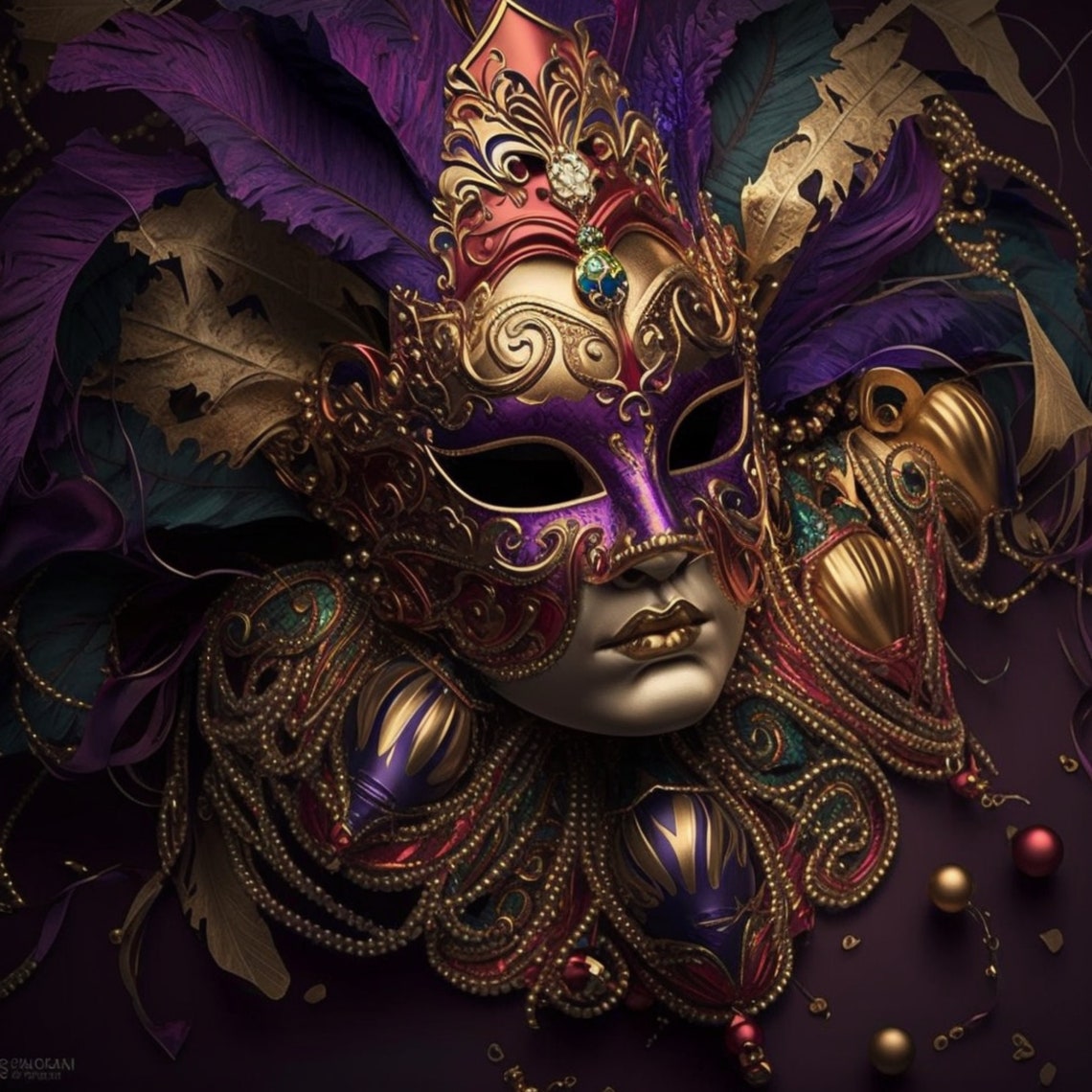 Unique Mardi Gras Mask digital Download Mardi Gras Decor - Etsy
