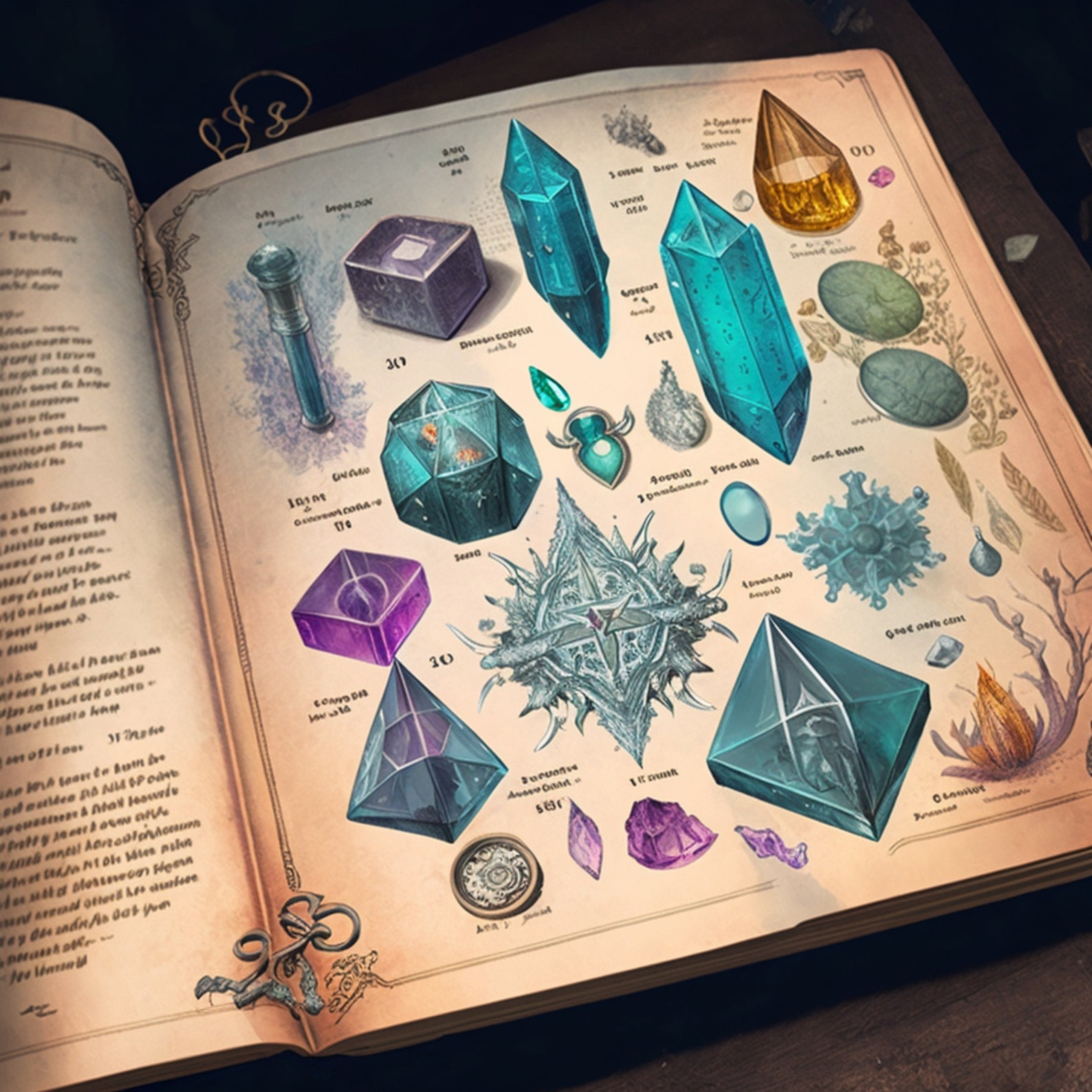 Crystal Magick Compendium digital Download Esoteric Art - Etsy