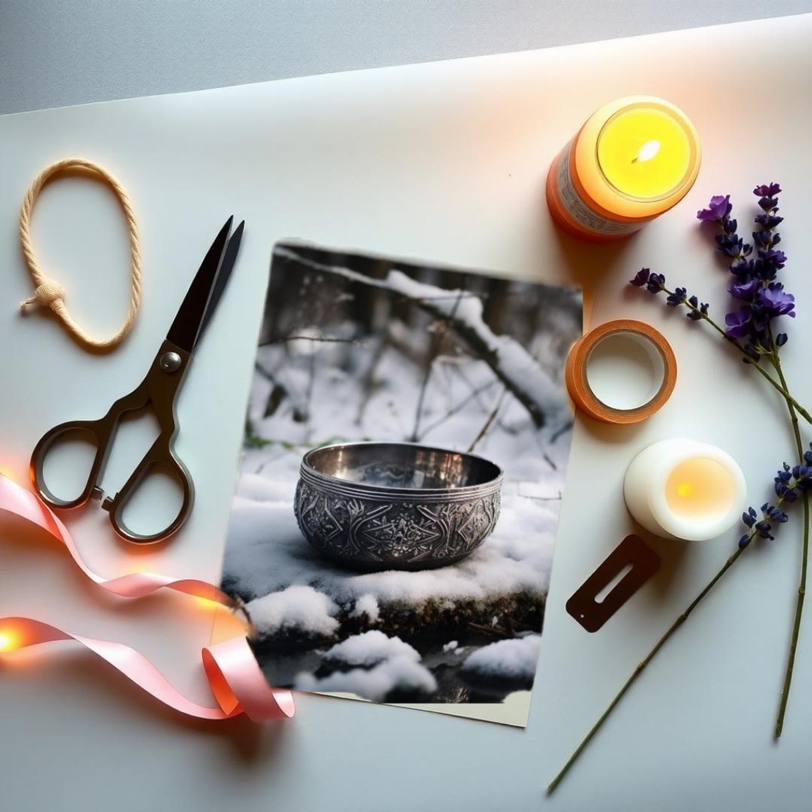 Celtic Snow Ritual Bowl (digital Download)- Pagan Altar Decoration ...