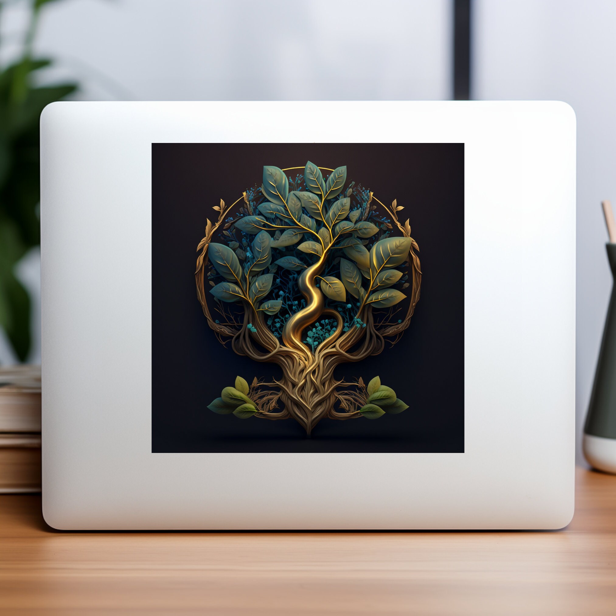 Tree of Growth Art Print digital Download Witchcraft Art - Etsy