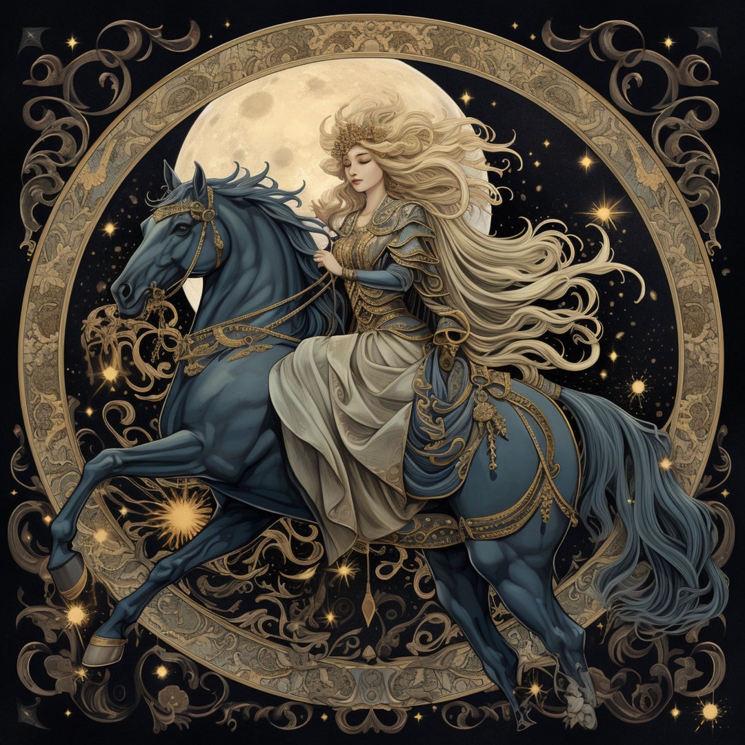 Luna, the Divine Embodiment of the Moon (digital Download) - Divine ...