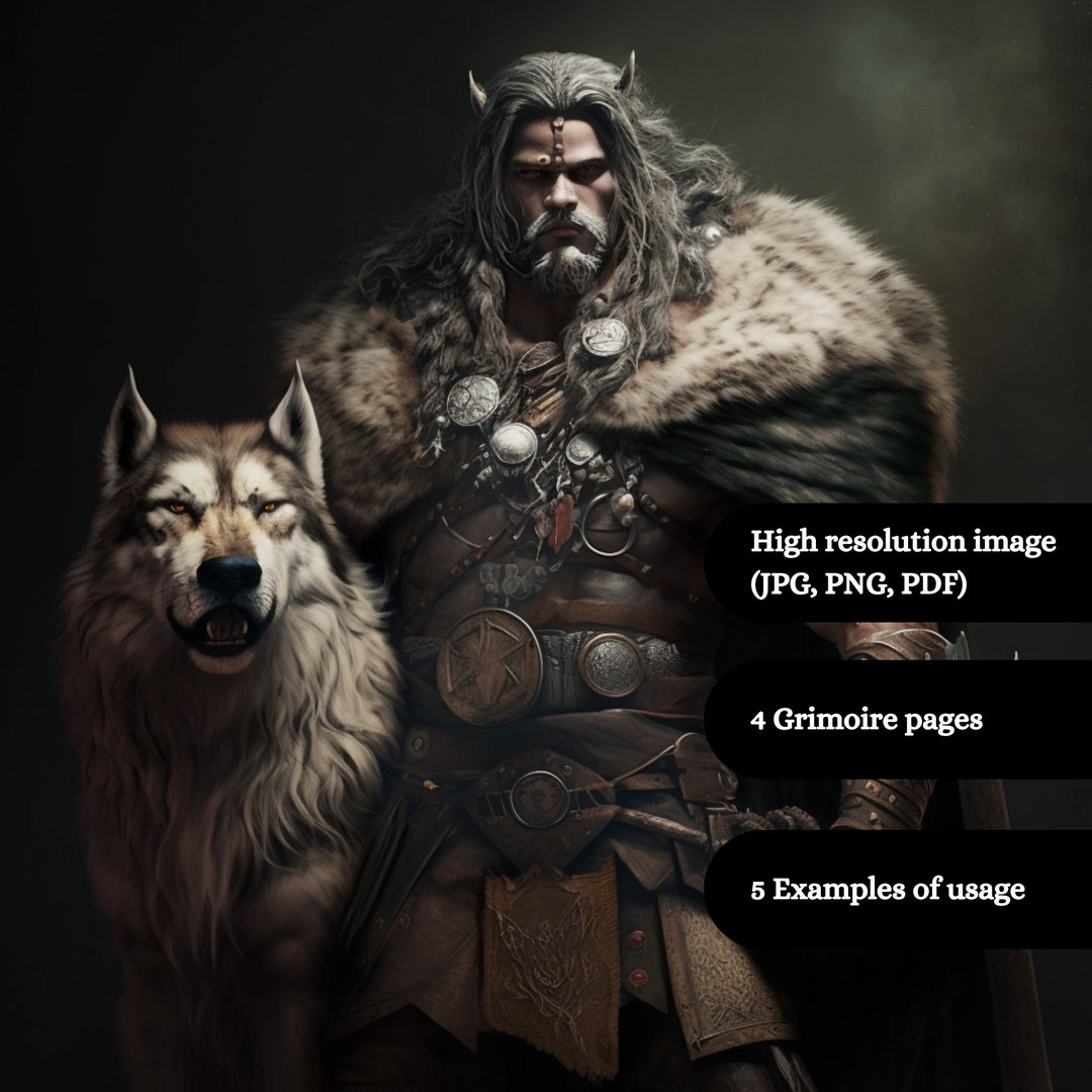 Tyr Norse God Art (digital Download)- Viking Decor - Etsy