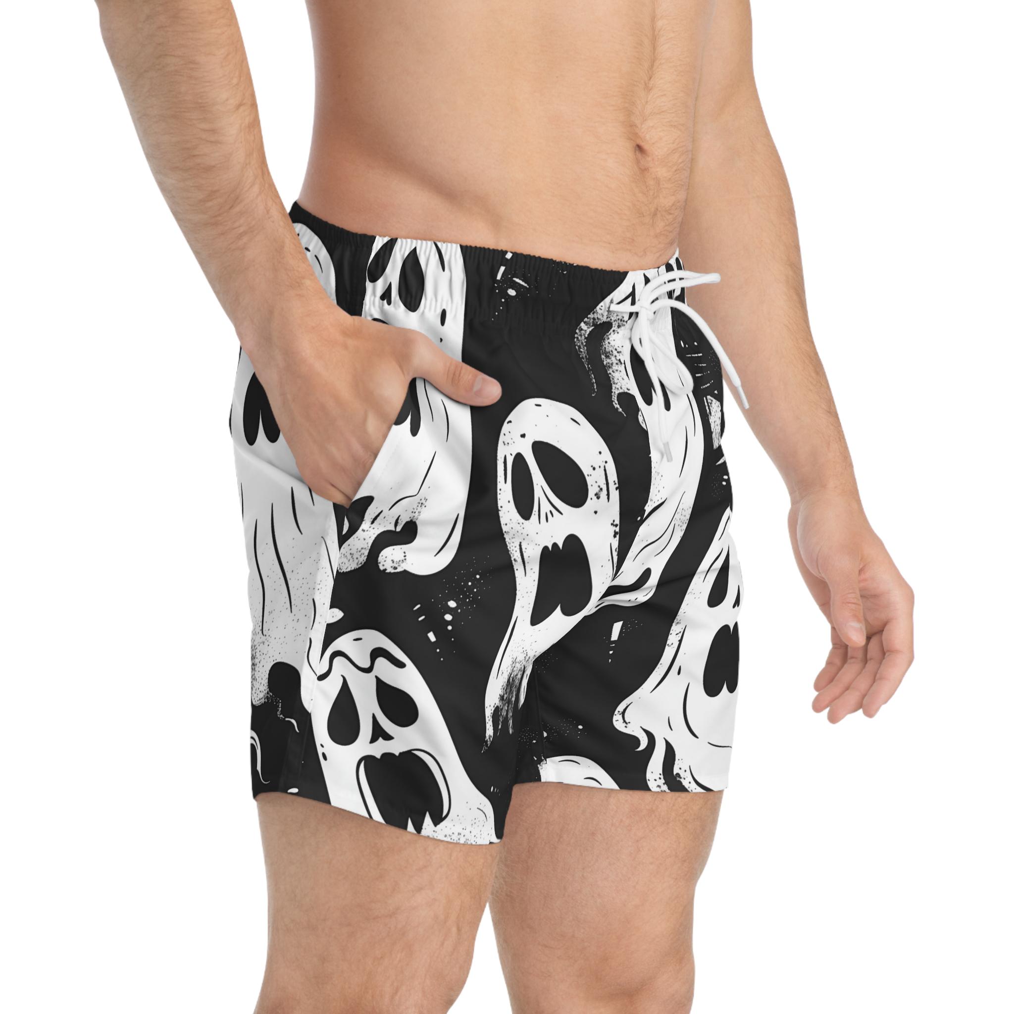 Scared Ghosts Swim Trunks - Etsy