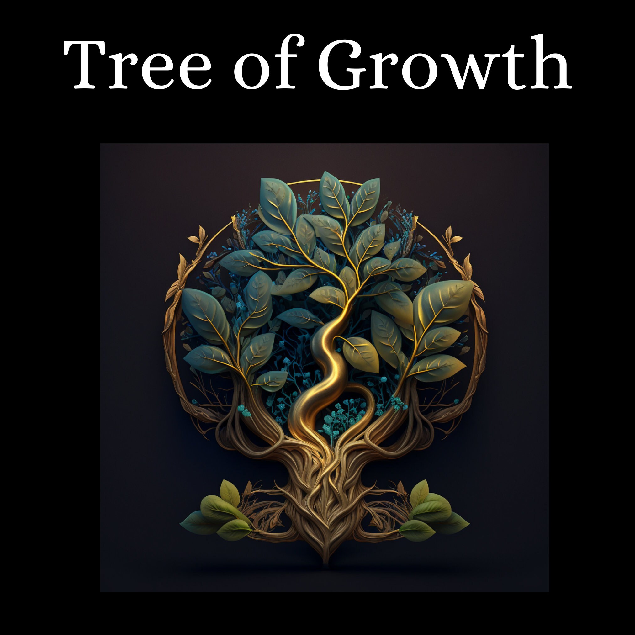 Tree of Growth Art Print digital Download Witchcraft Art - Etsy