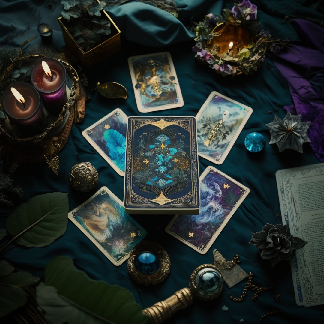 Nocturnal Divination: the Sorcerer's Spread digital Download Tarot ...