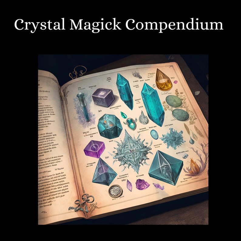 Crystal Magick Compendium (digital Download) - Wiccan Supplies - Etsy