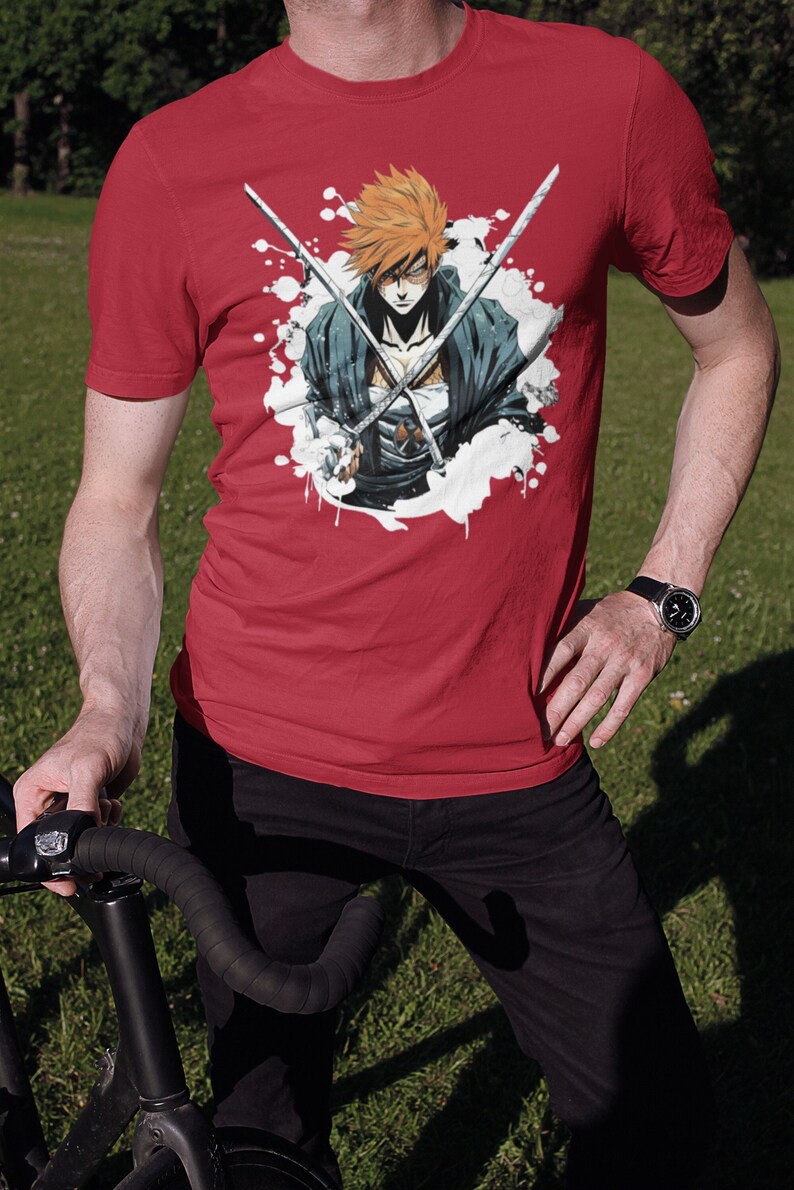 Anime Merch Unisex Heavy Cotton Tee, Anime Trendy T-shirt, Custom ...