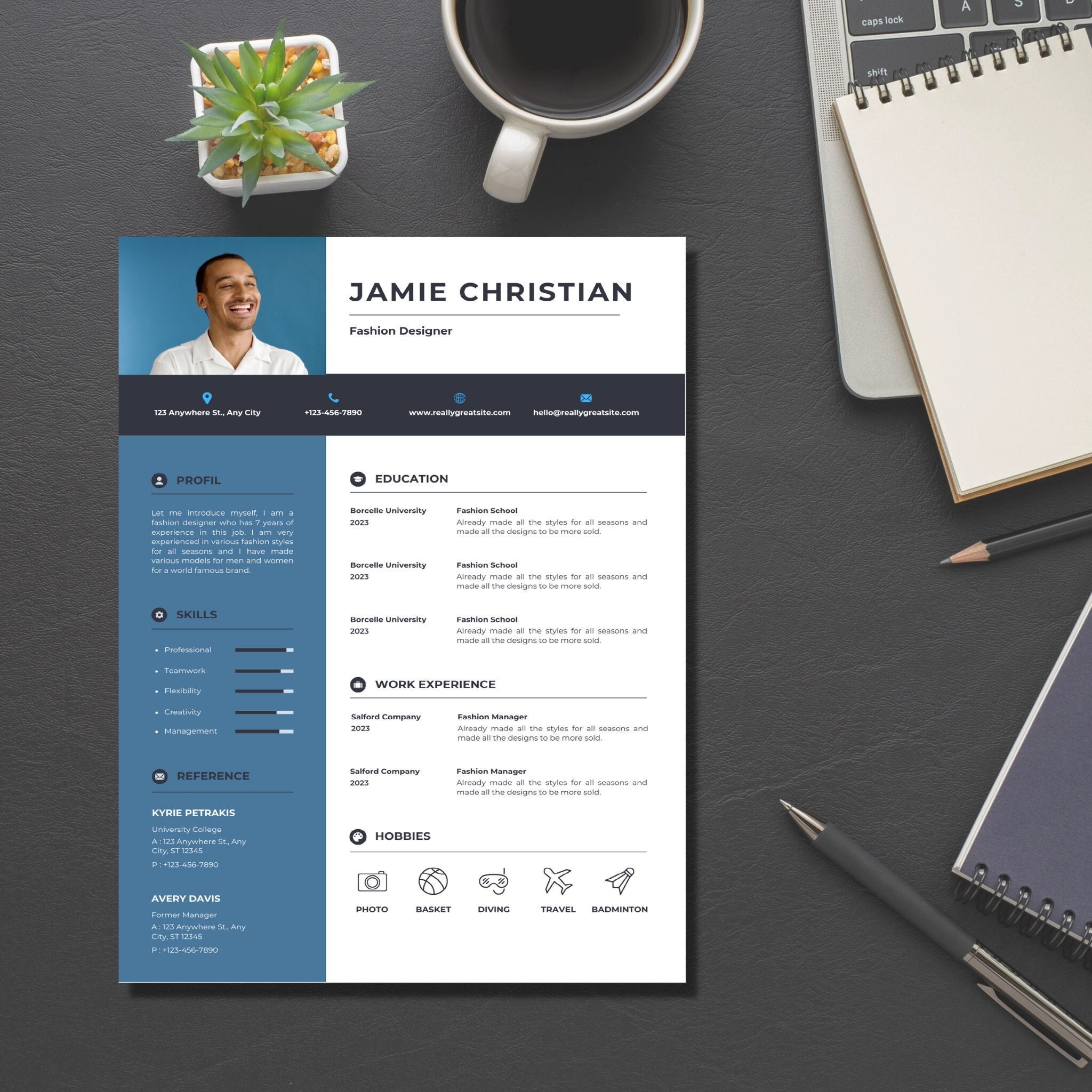 Resume Template Canva Resume Template Professional Canva Resume ...