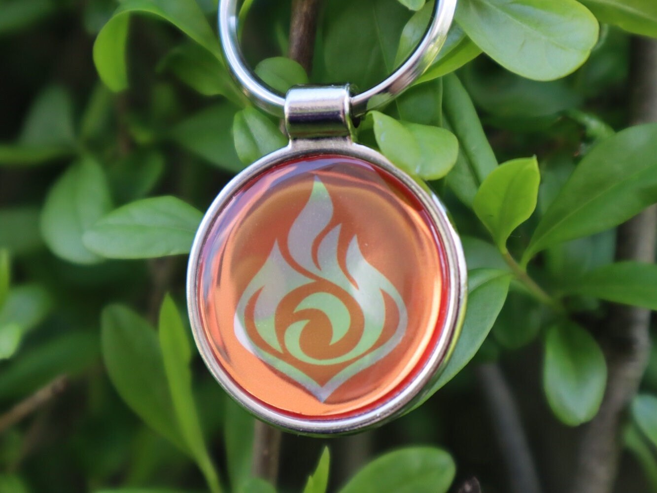Genshin Impact Vision Inspired Keychain Elementals Fatui Delusions - Etsy