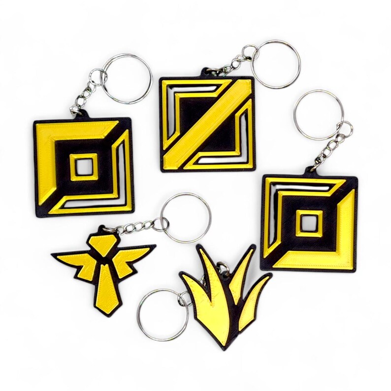 League of Legends Lol Lanes Inspired Keychain Roles Support Jungle ...