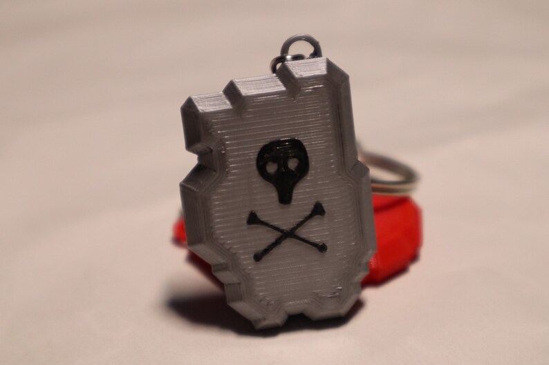 Tibia Runes Keychains 3D Printed Sudden Death Great Fire Ball - Etsy