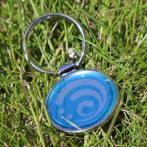 Genshin Impact Vision Inspired Keychain Elementals Fatui Delusions - Etsy