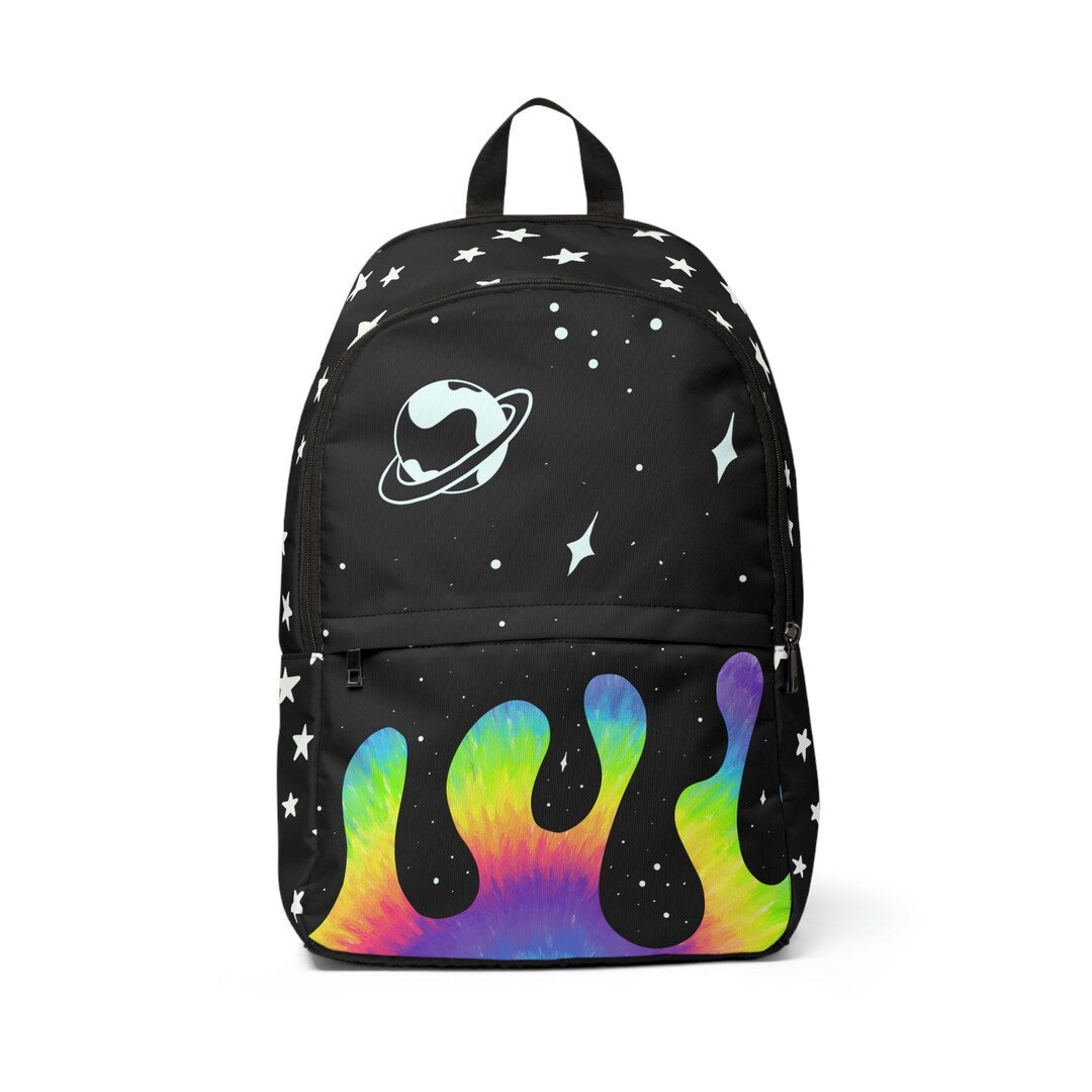 Space Drip Fabric Backpack - Etsy