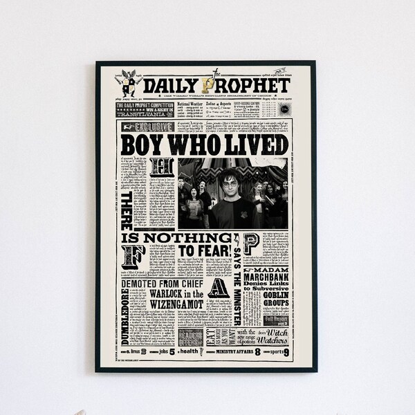 Daily Prophet Template - Etsy