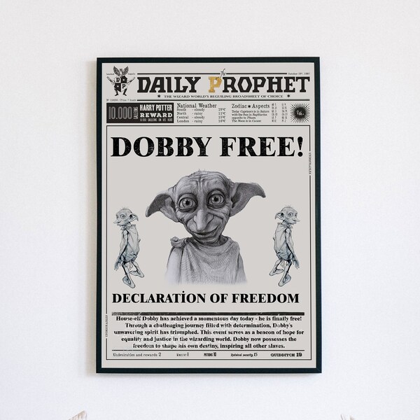 Daily Prophet Poster - Etsy
