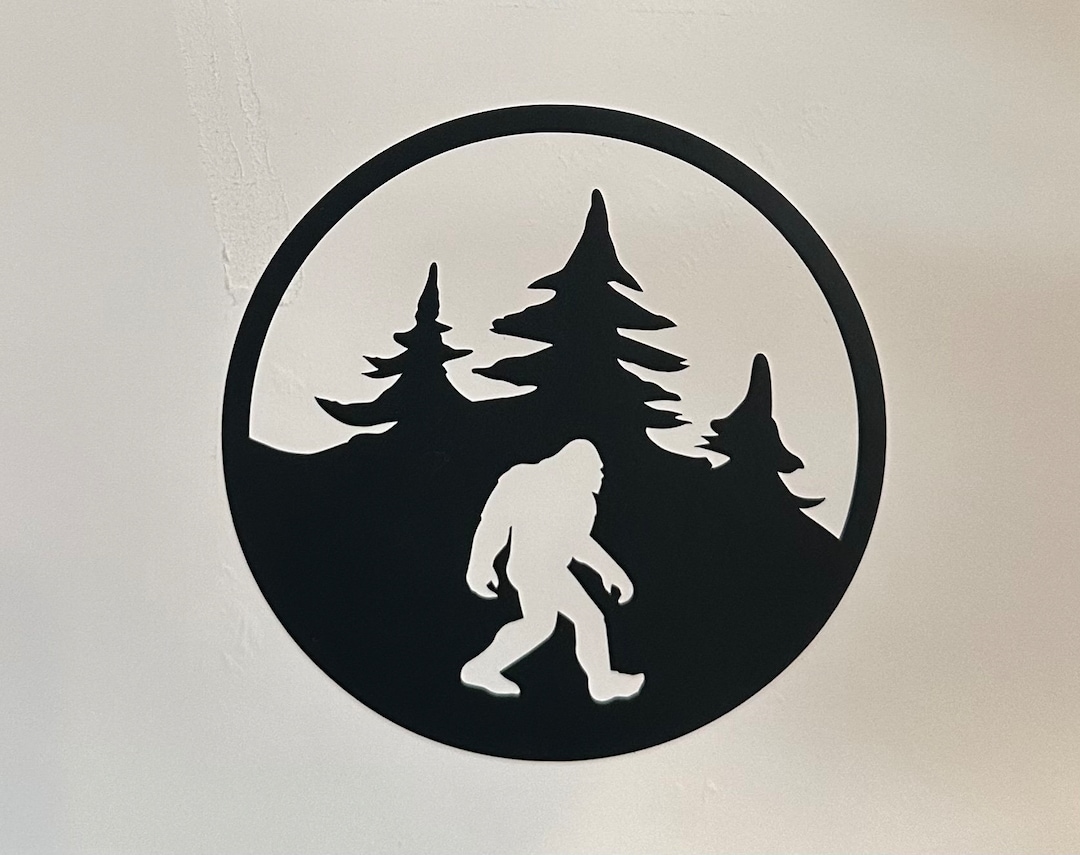 Sasquatch Forest Windshield Decal - Etsy