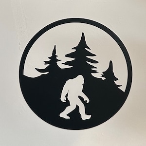 Sasquatch Forest Windshield Decal - Etsy