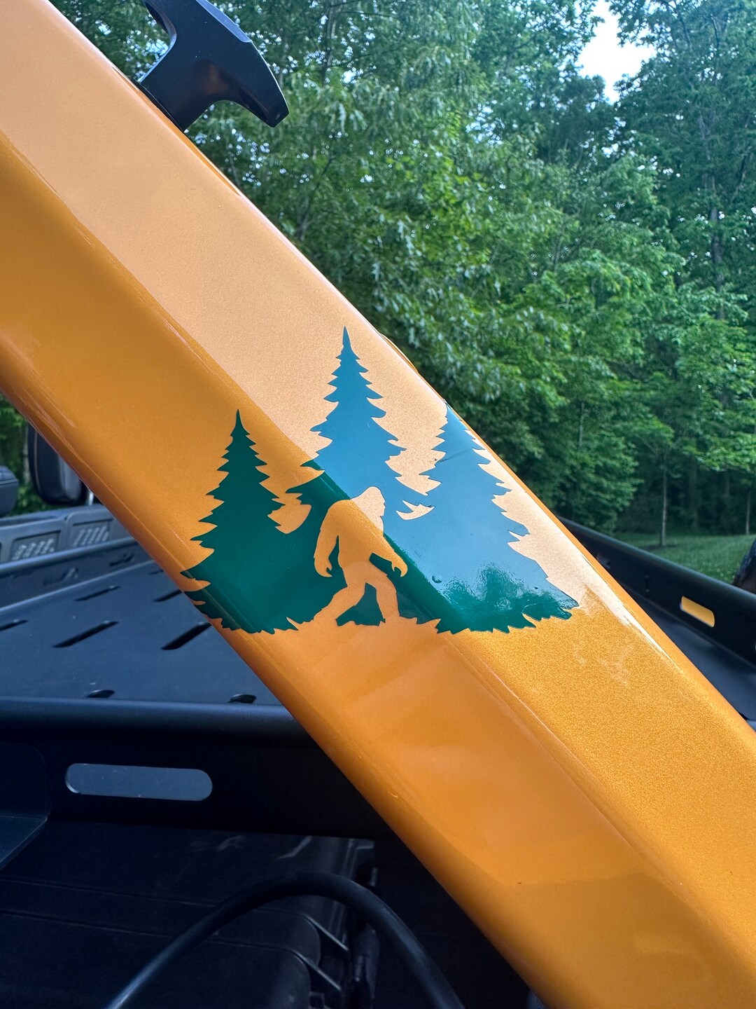 Sasquatch Forest Windshield Decal - Etsy