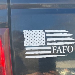 American Flag FAFO Decal - Etsy