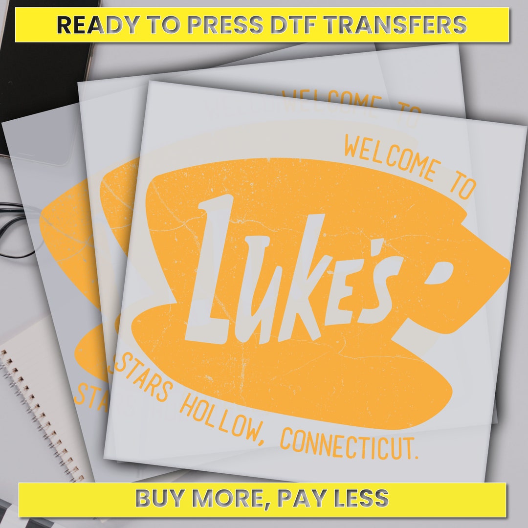 Luke's Diner Stars Hollow, Luke's Coffee Dtf Transfer, Lukes Ready for ...