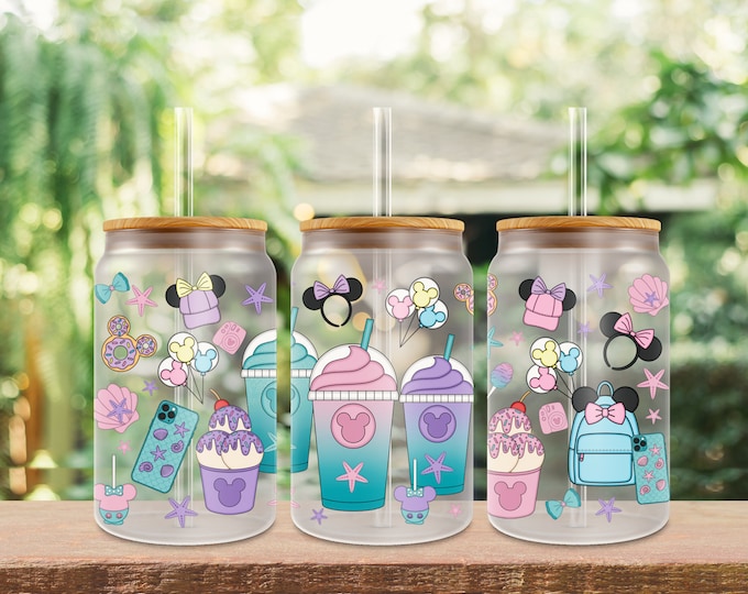 Uv DTF Disney 16 Oz Cup Wrap, Ready to Apply, No Heat Needed ...