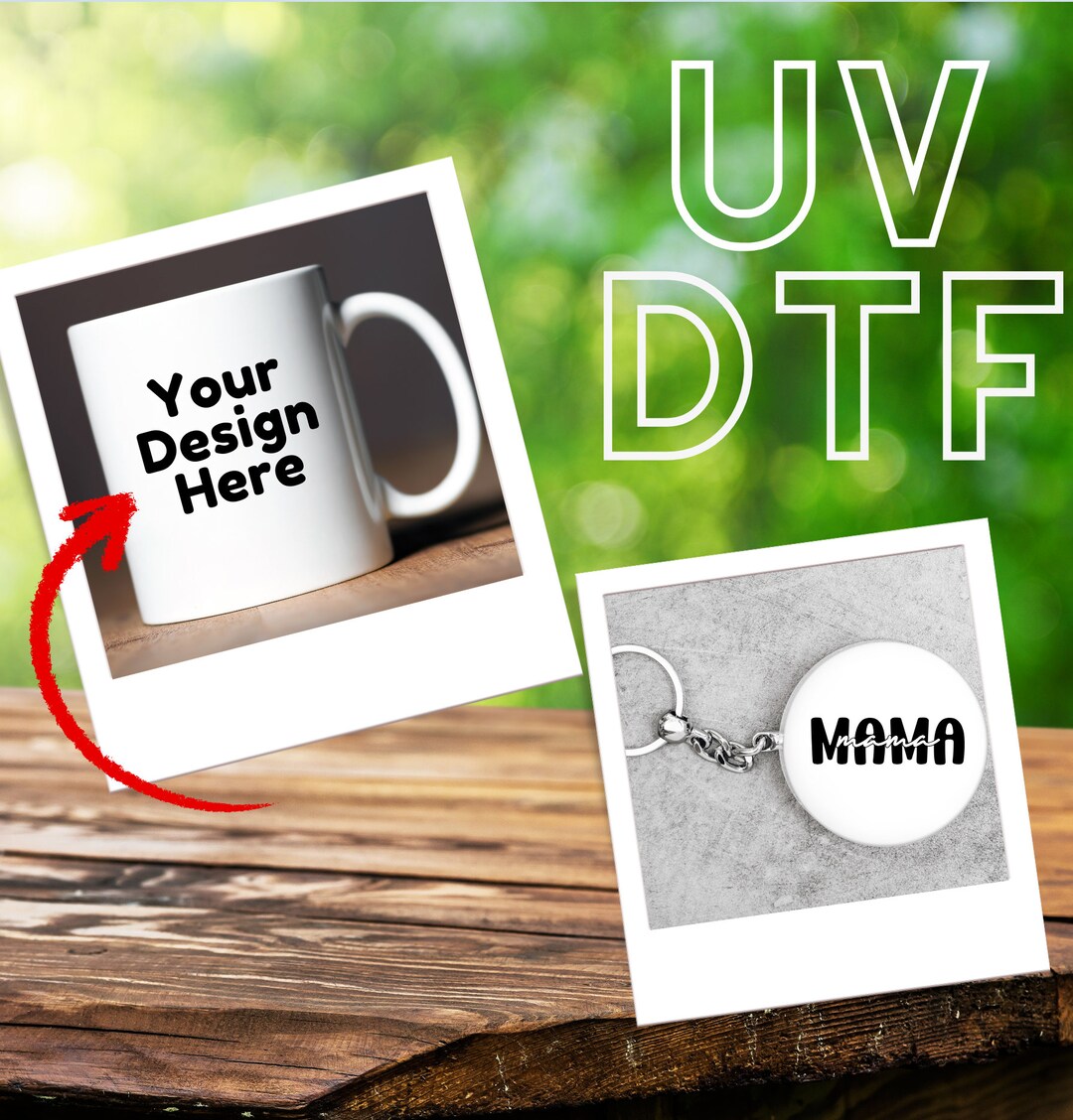 UV Dtf, Custom UV Dtf Transfers, Custom Stickers, Ready for Press, UV ...