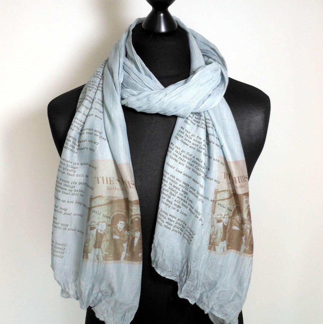 The Smiths Inspired Scarf. Indie Style Scarf With the Smiths Inspired ...