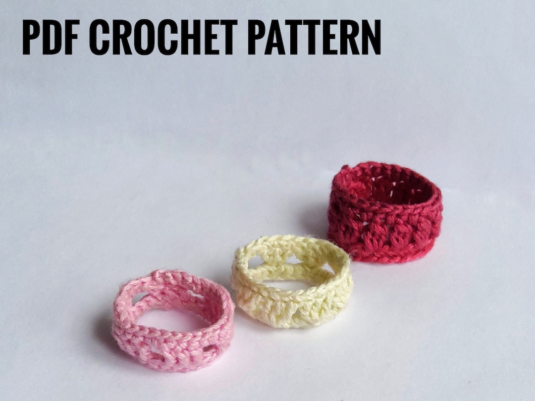 Crochet Ring Pdf Pattern. Three Versions. - Etsy