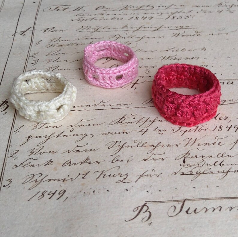 Crochet Ring Pdf Pattern. - Etsy