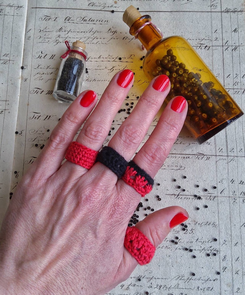 Crochet Ring Pdf Pattern. Three Versions. - Etsy