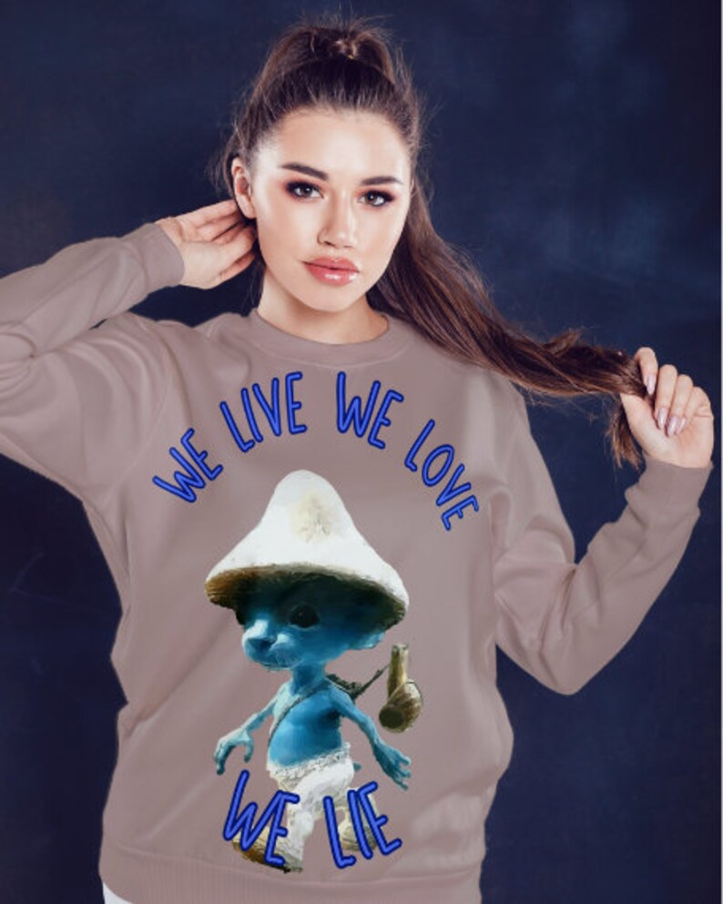 Pitufo Gato SVG Pitufo Meme camisa SVG vivimos amamos mentir Pitufo SVG ...
