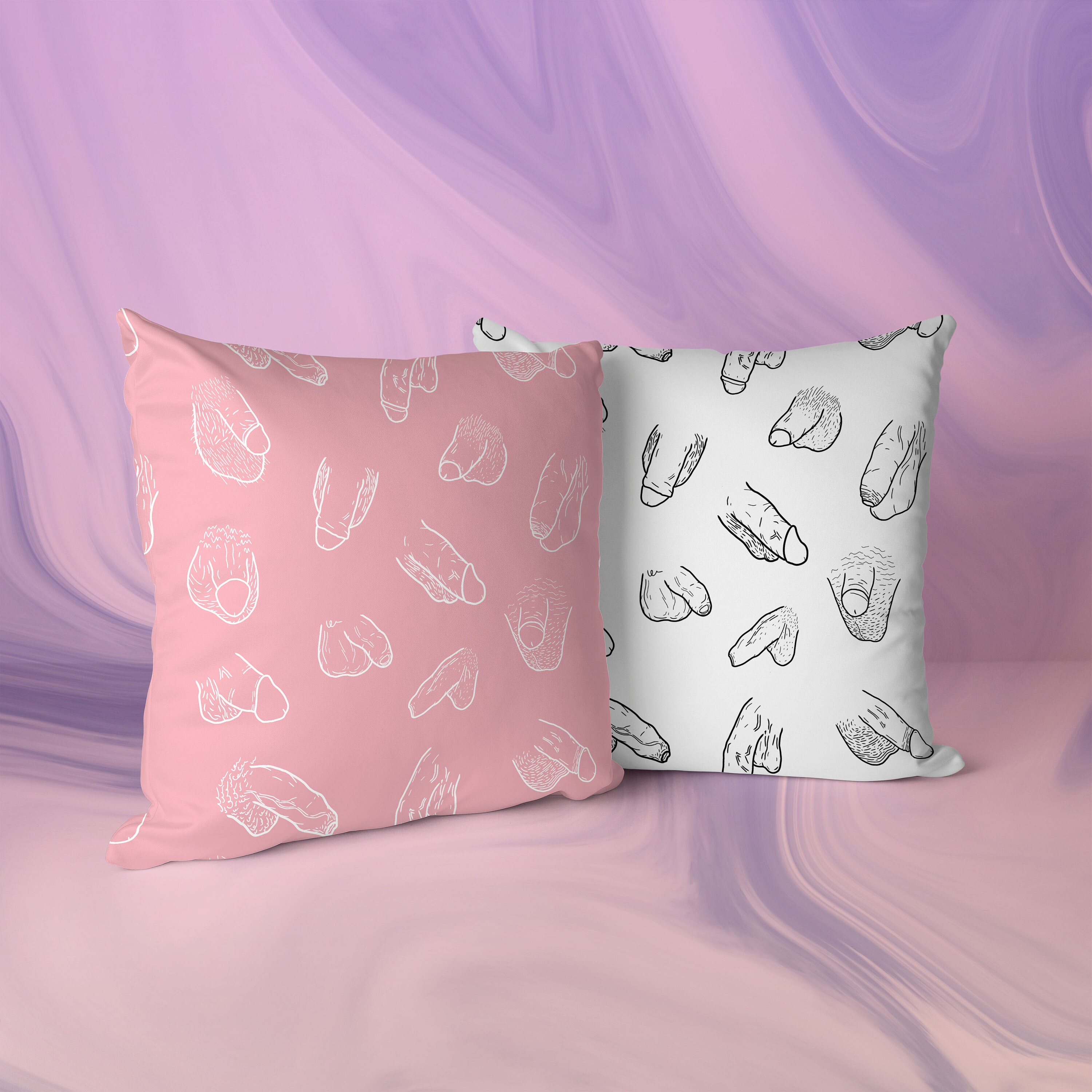 PENIS DIVERSITY Pillow, Funny Best Friend Gift, Kinky Throw Pillow ...