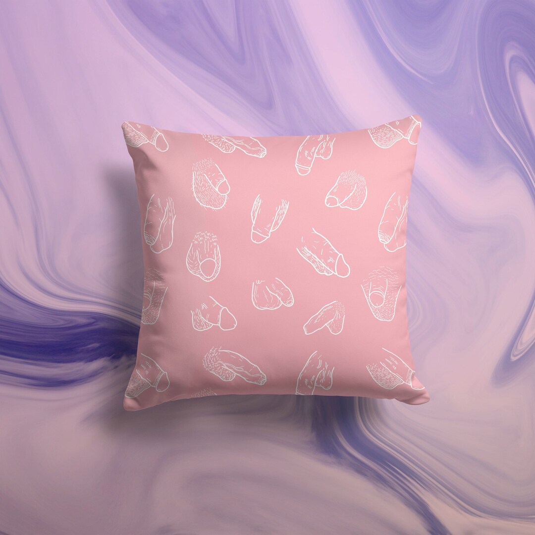 PENIS DIVERSITY Pillow, Funny Best Friend Gift, Kinky Throw Pillow ...
