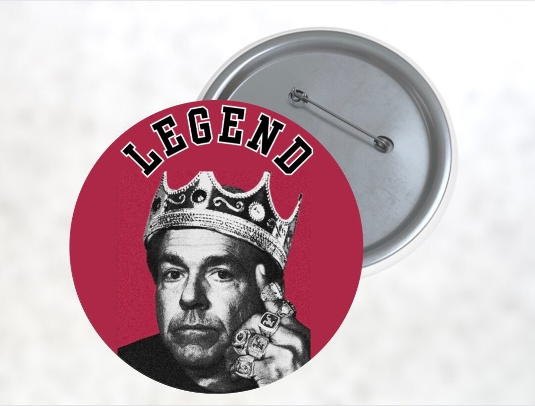 Alabama Football Nick Saban the “LEGEND” Retirement Button - Etsy