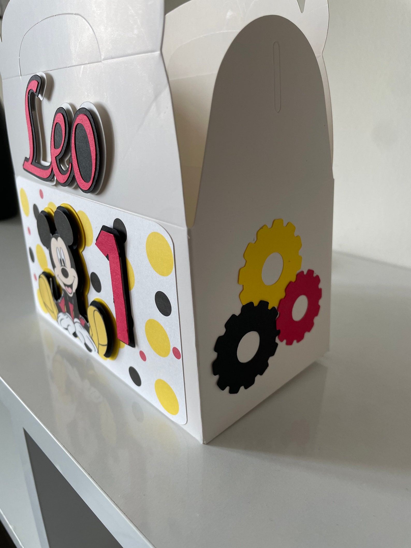 Mickey Mouse Favor Box- Mickey Mouse Clubhouse Party Favor Box - Etsy