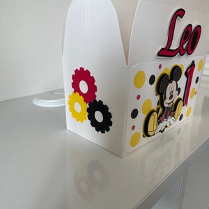 Mickey Mouse Favor Box- Mickey Mouse Clubhouse Party Favor Box - Etsy