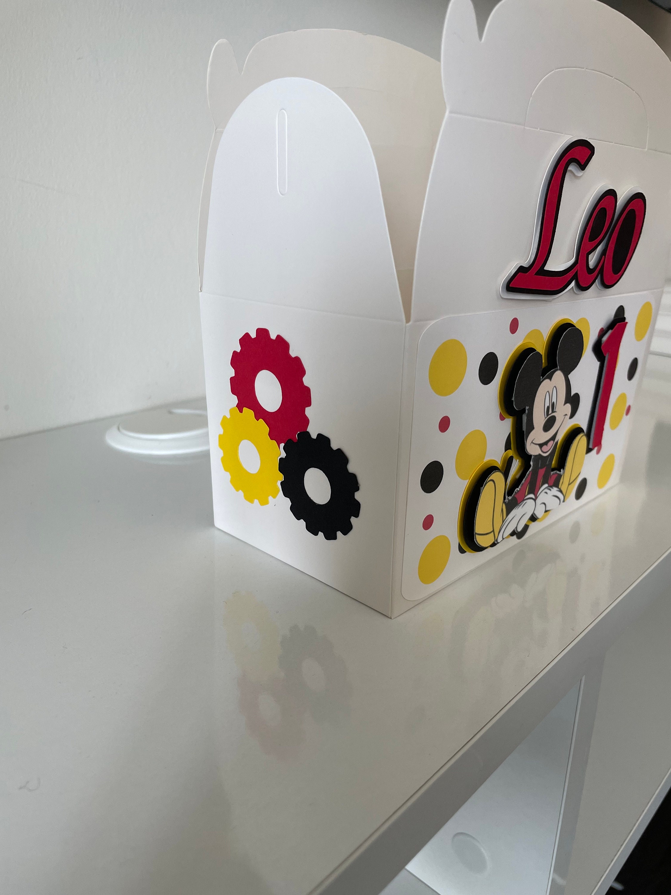Mickey Mouse Favor Box- Mickey Mouse Clubhouse Party Favor Box - Etsy