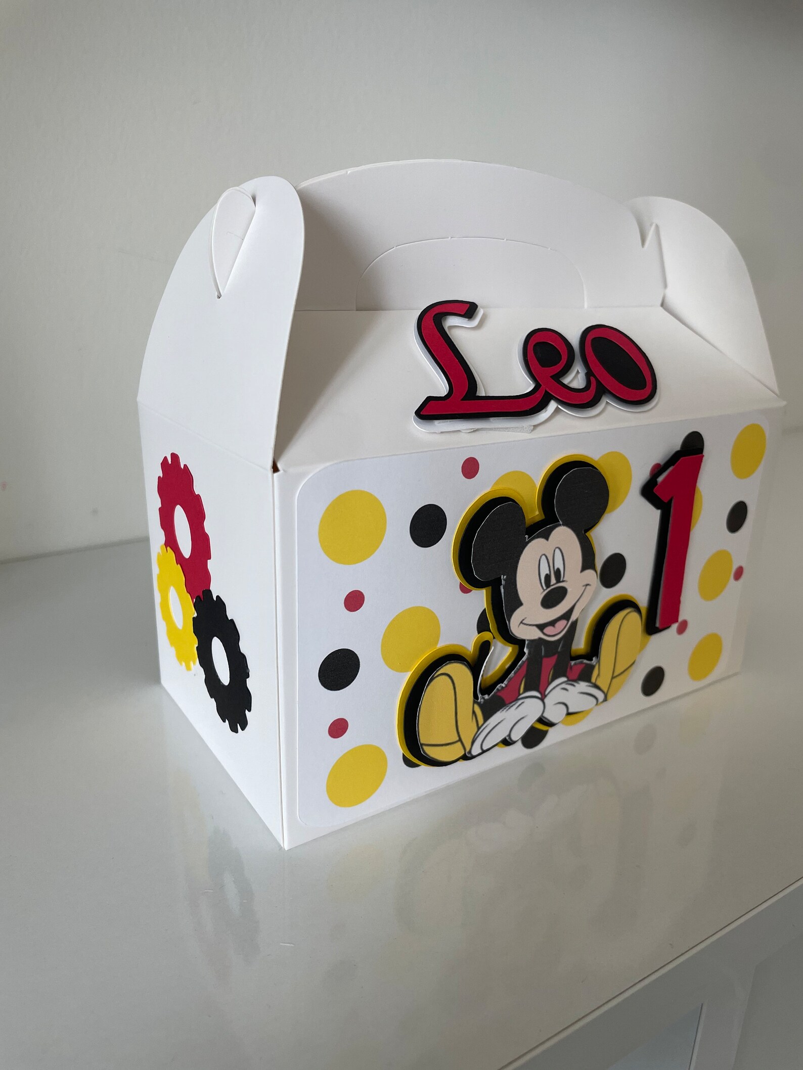 Mickey Mouse Favor Box- Mickey Mouse Clubhouse Party Favor Box - Etsy