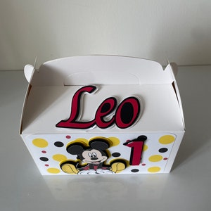 Mickey Mouse Favor Box- Mickey Mouse Clubhouse Party Favor Box - Etsy