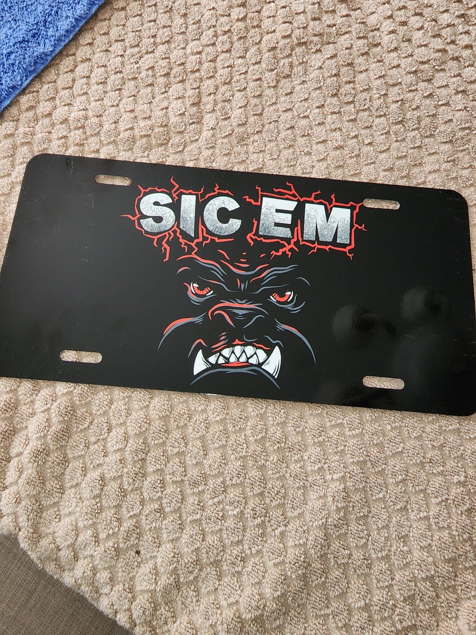 Georgia Bulldogs - Custom Vanity License Plate - Etsy