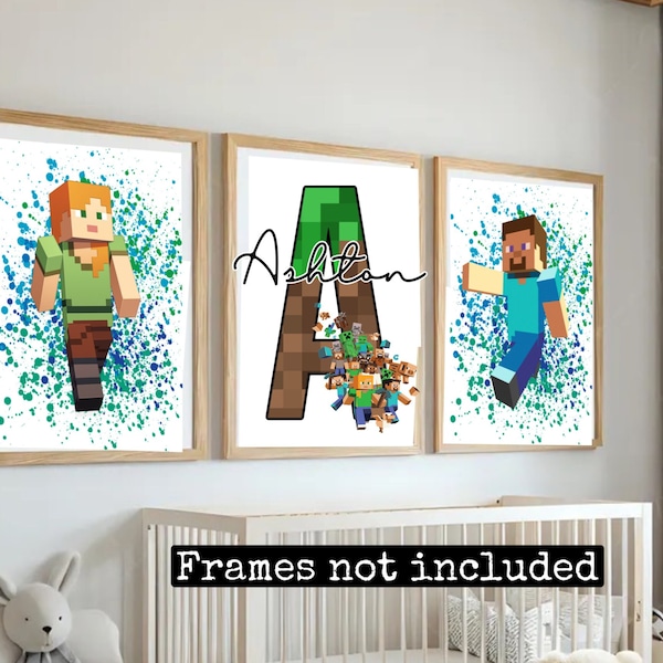 Mincraft Poster - Etsy UK