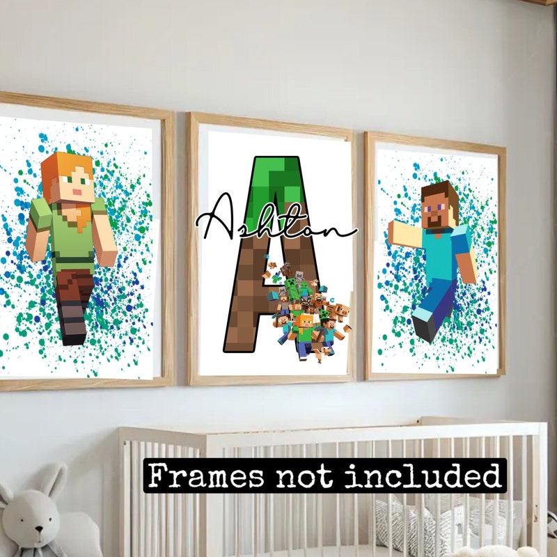 Mincraft Poster - Etsy UK