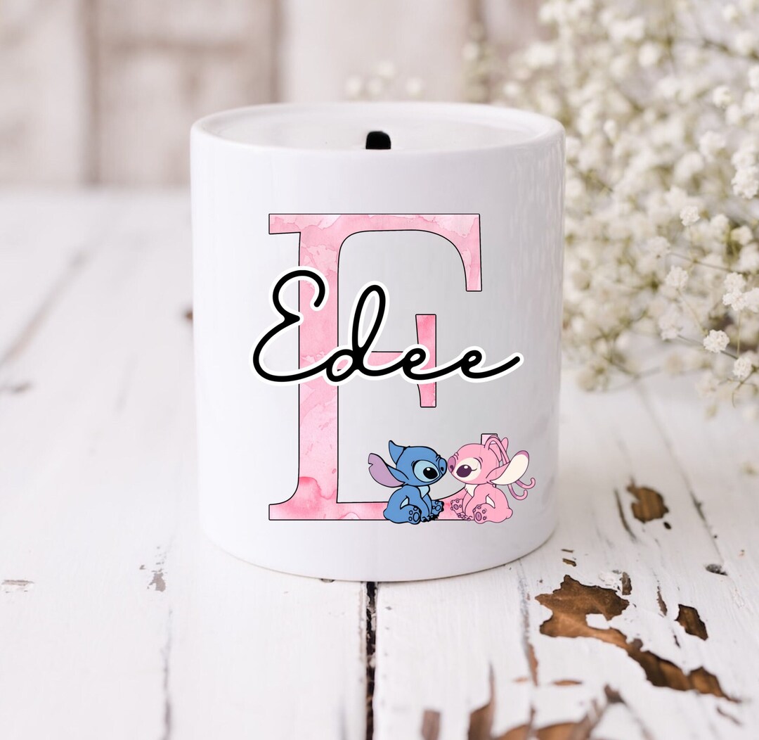 Stitch Money Box Gifts for Girls Personalised Money Box-ceramic Money ...