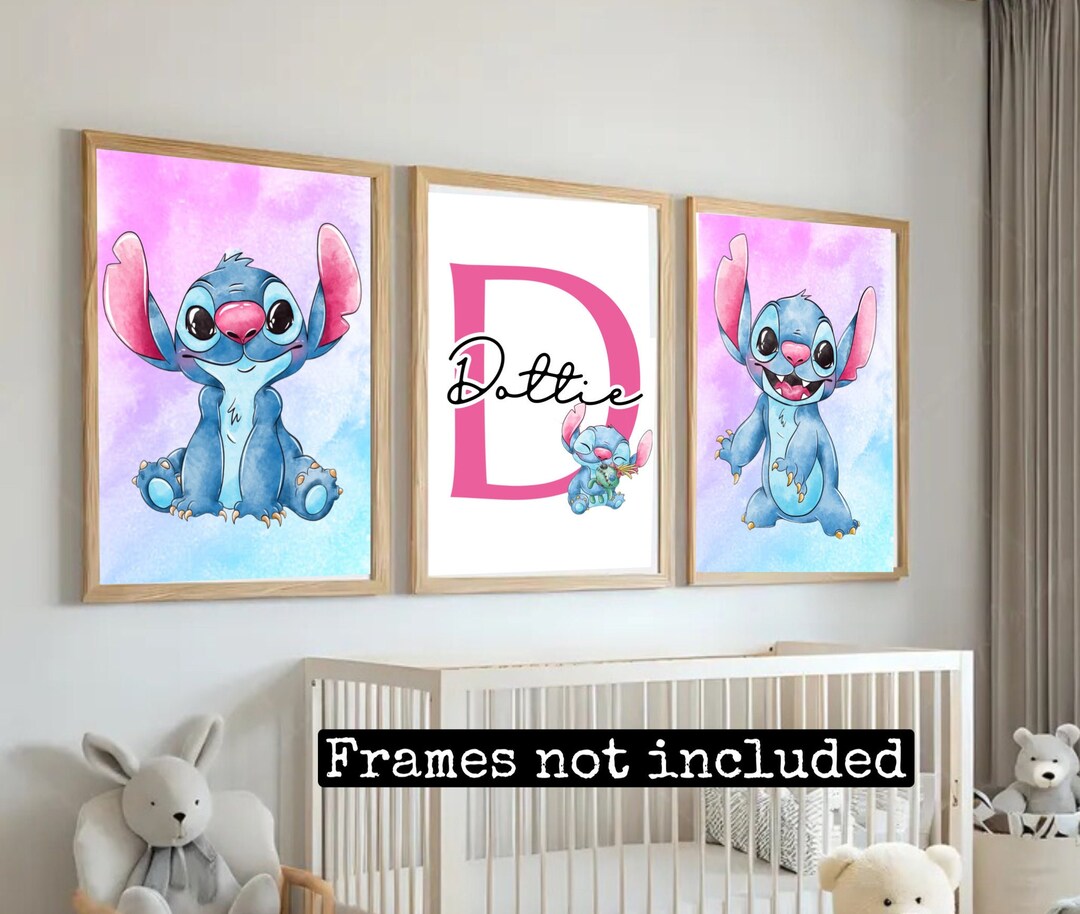 Stitch Prints Stitch Bedroom Prints girls Bedroom Prints boys Bedroom ...