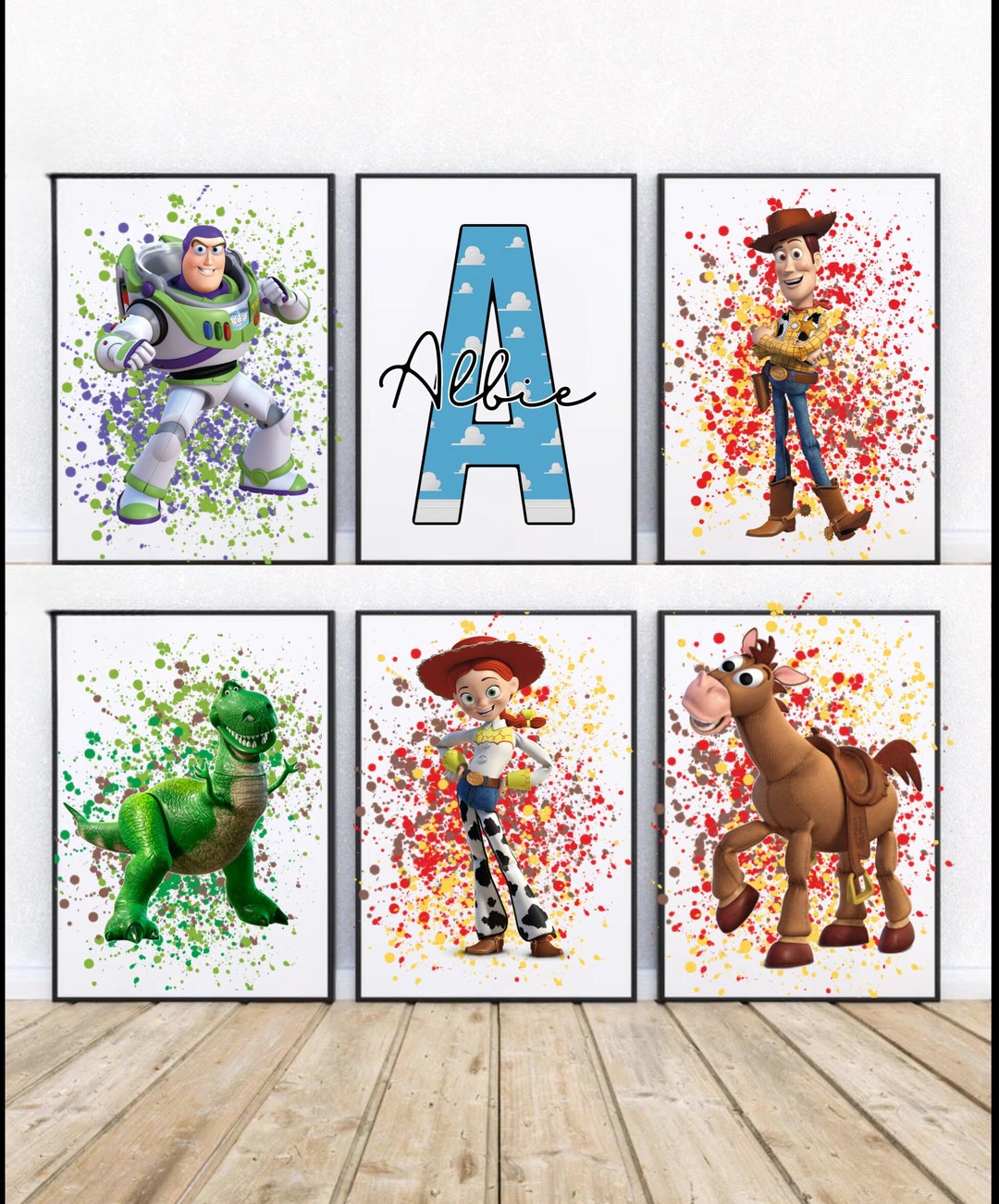 Toys Story Prints - Toy Story Wall Art- Boys Bedroom Prints- Boys Room ...